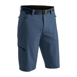 Maier Sports Herren Bermudas &raquo;Nil Bermuda&laquo; kurze Herren Wanderhose, moderne Outdoor-Bermuda, Trekkinghose blau 48, Normalgr&ouml;&szlig;en
