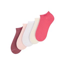 BOSS Damen BOSS Sneakersocken &raquo;5P AS Logo CC W&laquo; Packung, 5er, 5 Paar tlg. mit BOSS-Logoschriftzug 39-42