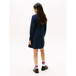 Tommy Hilfiger M&auml;dchen Strickkleid &raquo;CABLE SWEATER DRESS&laquo; Ohne Tasche Kinder bis 16 Jahre 8 (128), N-Gr