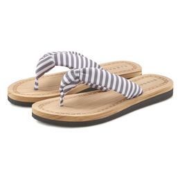 ELBSAND Damen Badezehentrenner &raquo;Sandale, Badelatsche, Flip Flop, Mule, Badeschlappe, Pantolette&laquo; grau 35