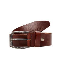 Jack & Jones Jack & Jones Herren Lederg&uuml;rtel &raquo;JACPAUL LEATHER BELT NOOS&laquo; braun