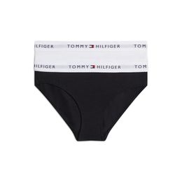 Tommy Hilfiger Underwear M&auml;dchen Bikinislip &raquo;2 PK BIKINI mit elastischem Bund im 2er-Pack&laquo; Packung, 2er-Pack, 2 Stk. unifarben, casual, k&ouml;rpernah, 