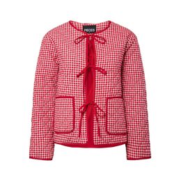 Pieces Jacke 'PCBibba' Damen Gr&ouml;&szlig;e XS rot / wei&szlig;