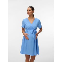 MAMALICIOUS Umstand Kleid 'MLCaileen' Damen Gr&ouml;&szlig;e 38 royalblau Winterkleid