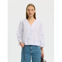 Selected Bluse Damen Gr&ouml;&szlig;e XS wei&szlig;