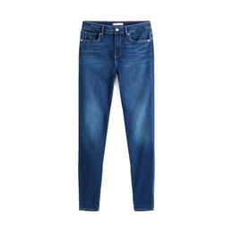 Tommy Hilfiger Damen Skinny-fit-Jeans &raquo;COMO Skinny RW ACE mit Logo-Badge und kn&ouml;chellangem Schnitt&laquo; Baumwollmischung, skinny fit blau 29, L&auml;nge 32