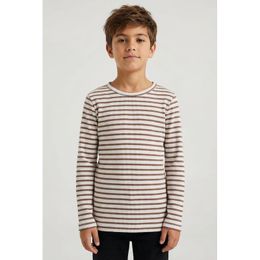 name it Jungen Langarmshirt &raquo;NMNBANI LS XSL TOP NOOS&laquo; Ringel-Look in toller Rippen-Qualit&auml;t 104
