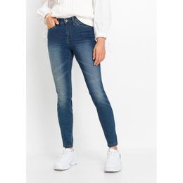 bonprix Damen bonprix Skinny-fit-Jeans Skinny-fit-Passform, verk&uuml;rztes 7/8-Bein, mit Five-Pocket-Style 42, N-Gr