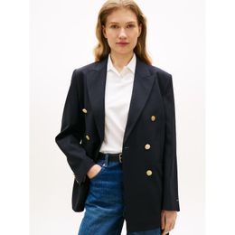 Tommy Hilfiger Damen Kurzblazer &raquo;TIMELESS WOOL DB BLAZER&laquo; mit doppelreihiger Knopfleiste 34