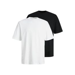 Jack & Jones Jack & Jones Herren Rundhalsshirt &raquo;JJEBRADLEY TEE SS O-NECK 2PK MP NOOS&laquo; Packung, 2 Stk. Baumwolle, relaxed fit schwarz XXL