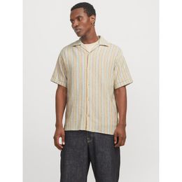 Jack & Jones Jack & Jones Herren Kurzarmhemd &raquo;JORCOBA STRIPE RESORT SHIRT SS SN&laquo; S, N-Gr