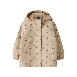 Lil'atelier Jacke M&auml;dchen Gr&ouml;&szlig;e 86 beige / creme / braun