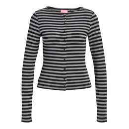 Jack & Jones JJXX Strickjacke 'JXPaula' Damen Gr&ouml;&szlig;e L graumeliert / schwarz