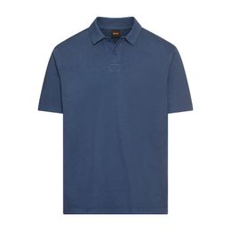 BOSS Orange Herren BOSS Orange Poloshirt &raquo;Pe__Dye&laquo; mit Polokragen blau M