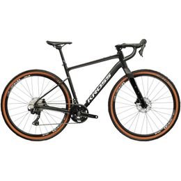 Gravelbike &raquo;KROSS Gravelbike Carbon-Gabel Esker 6.0 28" schwarz 24 G&auml;nge 2026&laquo; 24 Gang Shimano GRX RX820 Schaltwerk Kettenschaltung Gabel aus Carbon 