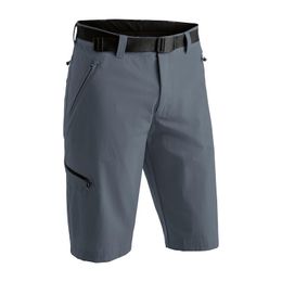 Maier Sports Herren Bermudas &raquo;Nil Bermuda&laquo; kurze Herren Wanderhose, moderne Outdoor-Bermuda, Trekkinghose grau 60, Normalgr&ouml;&szlig;en