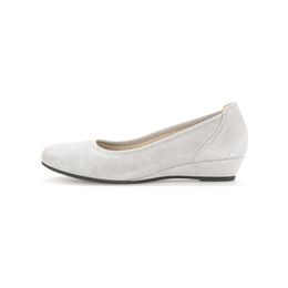 Gabor Comfort Damen Ballerina &raquo; Ballerinas Veloursleder&laquo; grau 38,5