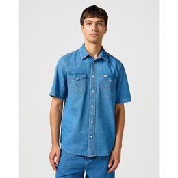 Wrangler Herren Kurzarmhemd &raquo;Western&laquo; M, N-Gr