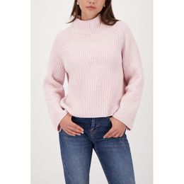 monari Damen Strickpullover &raquo;Pullover Basic Chenille&laquo; Regular fit mit Stehkragen 44
