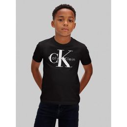 Calvin Klein Jeans M&auml;dchen T-Shirt &raquo;MONO LOGO T-SHIRT&laquo; Regular fit f&uuml;r Kinder, mit Logoschriftzug 8 (128)