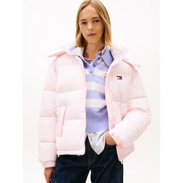 Tommy Jeans Damen Steppjacke &raquo;TJW OVS HOODED FLAG PUFFER EXT&laquo; mit Kapuze M (38)