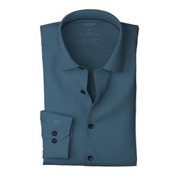 OLYMP Herren OLYMP Businesshemd &raquo;No. Six 24/Seven super slim&laquo; in bequemer Jersey-Qualit&auml;t blau 38, N-Gr