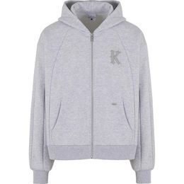 Karl Kani Herren Kapuzenpullover &raquo; KK Boxy Full Zip Hoodie&laquo; 1 S