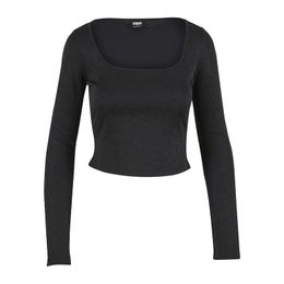 Urban Classics Damen Urban Classics T-Shirt &raquo; Ladies Glitter Square Neck Longsleeve&laquo; 1 Stk. XL
