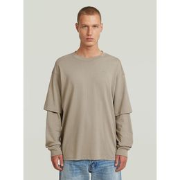 G-Star Raw G-Star Herren G-STAR T-Shirt &raquo;Double Sleeve Loose T-Shirt&laquo; L