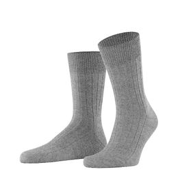 Falke Herren Falke Socken &raquo;Teppich im Schuh&laquo; mit Pl&uuml;schsohle atmungsaktiv, klimaregulierend, geruchshemmend grau 43-44
