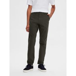 Selected Herren Selected Chinos &raquo;SLH175-SLIM NEW MILES FLEX PANT NOOS&laquo; Baumwollmischung, slim fit gr&uuml;n 32, L&auml;nge 32