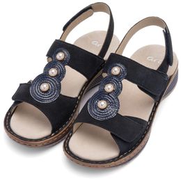 Ara Damen Riemchensandale &raquo;HAWAII&laquo; Keilabsatz, Sommerschuh, Bequemschuh in Weite G (= weit) 43