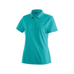 Maier Sports Damen Funktionsshirt &raquo;Ulrike&laquo; Damen Polo, pique Poloshirt, schnelltrocknendes Outdoor-Shirt 40