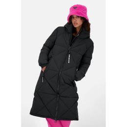 alife and kickin Alife & Kickin Damen Winterjacke &raquo;Damen EnyaAK A&laquo; Figurnah geschnittener Wintermantel mit 2-Wege Rei&szlig;verschluss schwarz S