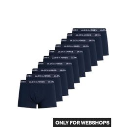 Jack & Jones Jack & Jones Herren Boxershorts &raquo;JACFLOWER Microfiber mit Logobund, Blumenprint und Stretchkomfort&laquo; Packung, 10er-Pack, 10 Stk. eng anliegend, 