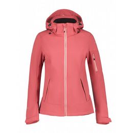 Icepeak Damen Softshelljacke &raquo;D SOFTSHELLJACKE BATHGATE&laquo; mit Kapuze Wasserabweisend bunt 38
