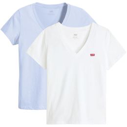 Levi's Levi's Damen T-Shirt &raquo;VNECK TEE 2 PACK&laquo; Packung, 2 Stk. S (36)