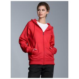 TRIGEMA Damen Sweatjacke &raquo;TRIGEMA Sweatjacke mit Kapuze&laquo; 1 Stk. rot L