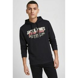 Jack & Jones PlusSize Jack & Jones Plussize Herren Jack & Jones PlusSize Hoodie &raquo;JJELOGO SWEAT HOOD 2 COL 24/25 NOOS PLS&laquo;, mit Logo Frontprint 6XL