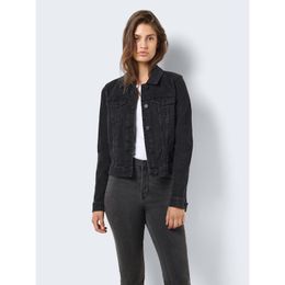 Noisy may Damen Noisy may Jeansjacke &raquo;NMDEBRA L/S BLACK DENIM JACKET NOOS&laquo; schwarz XS