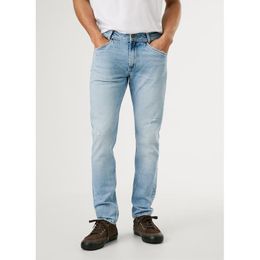 Pepe Jeans Herren Tapered-fit-Jeans &raquo;TAPERED JEANS&laquo; blau 32, L&auml;nge 32