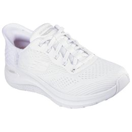 Skechers Damen Slip-On Sneaker &raquo;ARCH FIT 2.0-EASY CHIC&laquo; , Schlupfschuh, Vegan mit elastischer Bungee Schn&uuml;rung wei&szlig; 41
