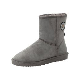 O`Neill O'neill Damen O'Neill Schlupfboots &raquo;BESIANA WOMEN HIGH&laquo; gef&uuml;tterte Winterboots, Snowboots, Winterschuhe grau 36