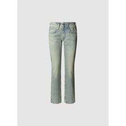 Pepe Jeans Damen Slim-fit-Jeans &raquo;SLIM JEANS LW&laquo; mit doppeltem Knopfverschluss 30, L&auml;nge 32