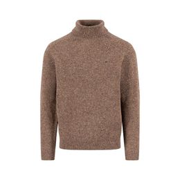 Fynch-Hatton Herren Fynch-Hatton Rollkragenpullover im Strick-Look meliert M