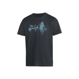 Maier Sports Herren T-Shirt &raquo;Tilia Pique M&laquo; Herren Funktionsshirt, Freizeitshirt mit Aufdruck schwarz XL