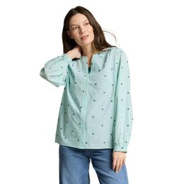 Tom Tailor Damen Tom Tailor Klassische Bluse mit All-Over Print 38