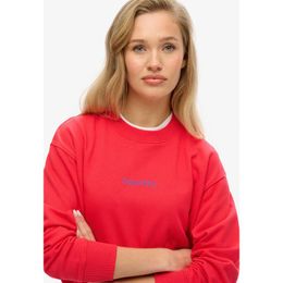 Superdry Damen Sweatshirt &raquo;CORE LOGO CITY LOOSE CREW&laquo; pink XS
