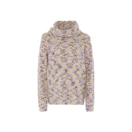 Tanuna Pullover Damen Gr&ouml;&szlig;e XS/S gelb / lavendel / cyclam