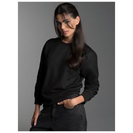 TRIGEMA Damen Sweatshirt &raquo;TRIGEMA Sweatshirt&laquo; schwarz L
